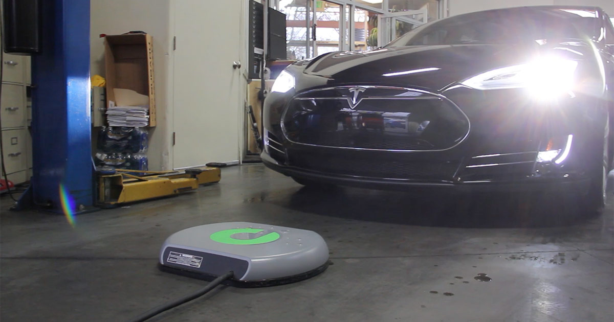 Customer Story - Rick's Tesla Charges Itself - Video | Plugless Power